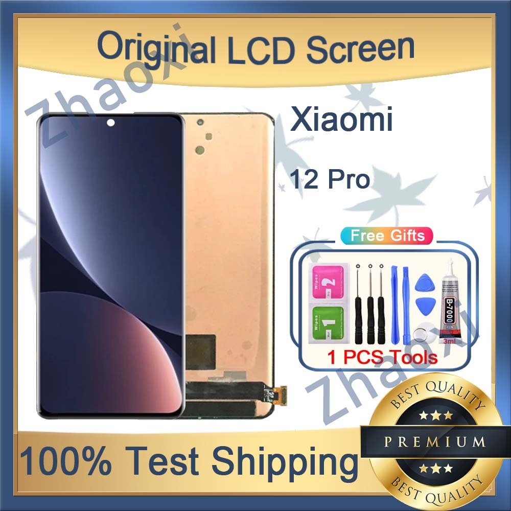 Original AMOLED Xiaomi Mi 12 Pro LCD Screen With Frame Replacement ...