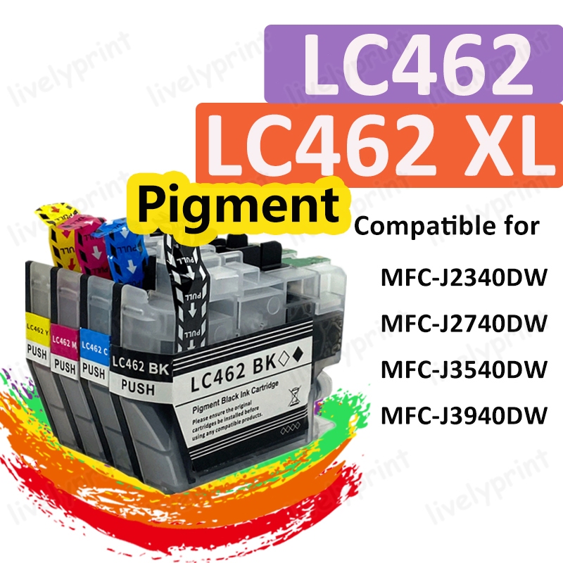Compatible for Brother LC462XL Ink Cartridge LC462XLBK LC462 Cartridge ...