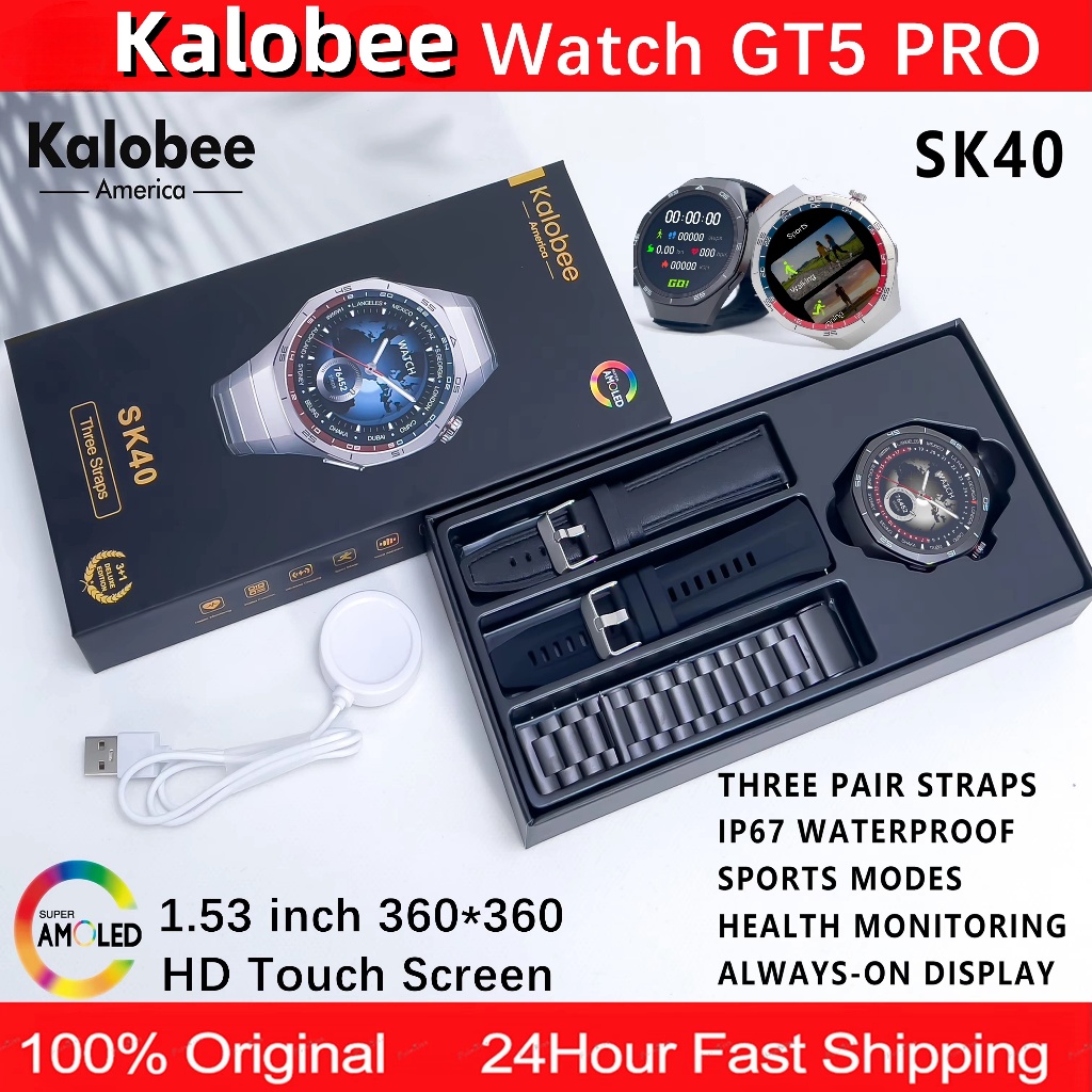 New SK40 Ultra Smart Watch Lingdong island AMOLED HD Screen Bluetooth ...