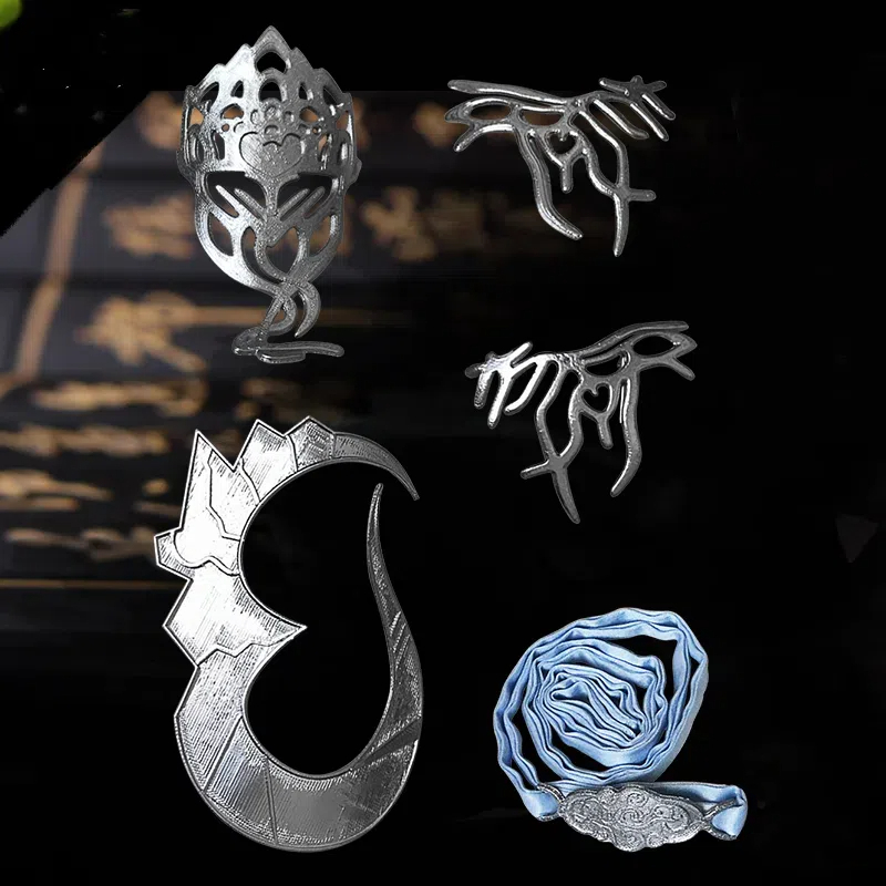 Cos Live-Action Headdress Chen Qingling Head Crown Magic Dao Hair ...