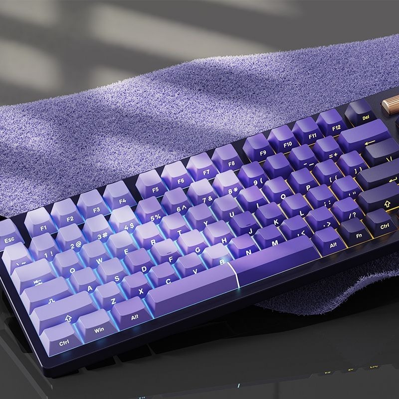 Streamer Side Engraved Keycap Gradient Translucent PBT Material ...