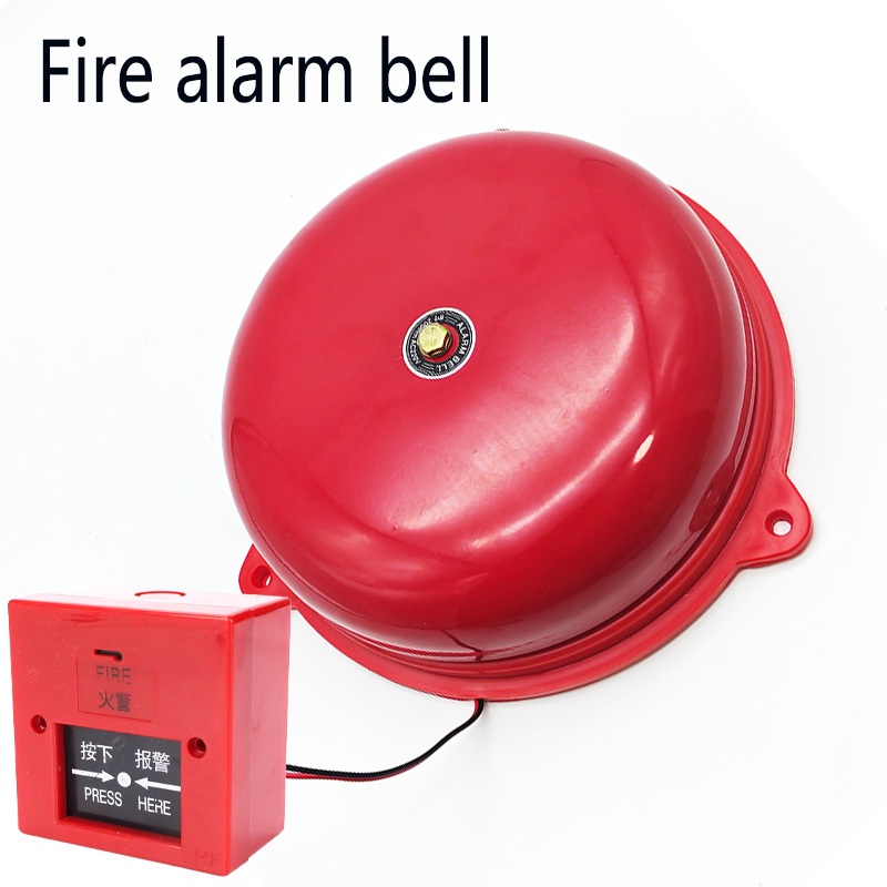 AC220V Fire bell Alarm school bell bell factory 100 mm / 150 mm / 200 ...