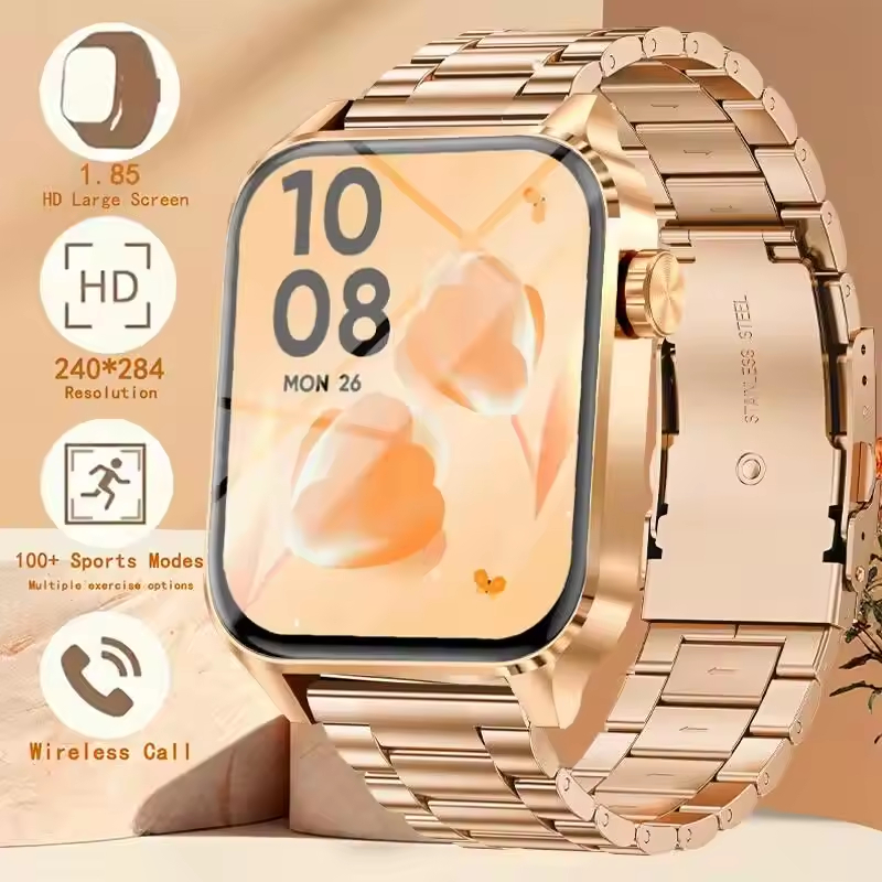 LIGE V22 Smart Watch Women 1.85” HD Fashion Sport Fitness Health ...