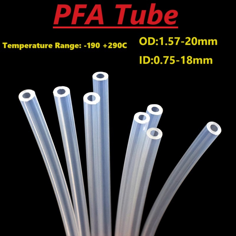 PFA Tube Authentic PFA Pipe PTFE Tube Soluble Polytetrafluoroethylene Transparent High-Purity ...