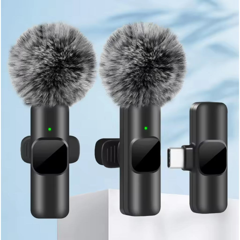 Wireless Lavalier Microphone for Cell Phone Noise Reduction Portable ...