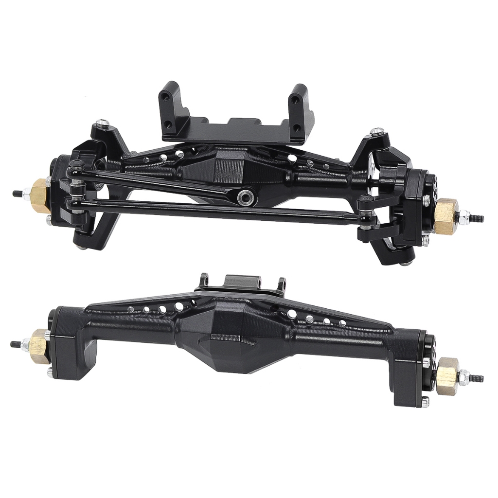 Aluminum Front And Rear Portal Axle Set Complete With Servo Mount For 1 ...