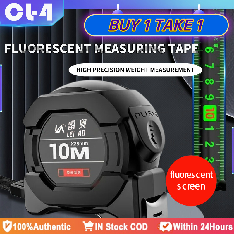 Steel Measuring Tape Levels Auto Lock Metro Fluorescerous steel tape ...