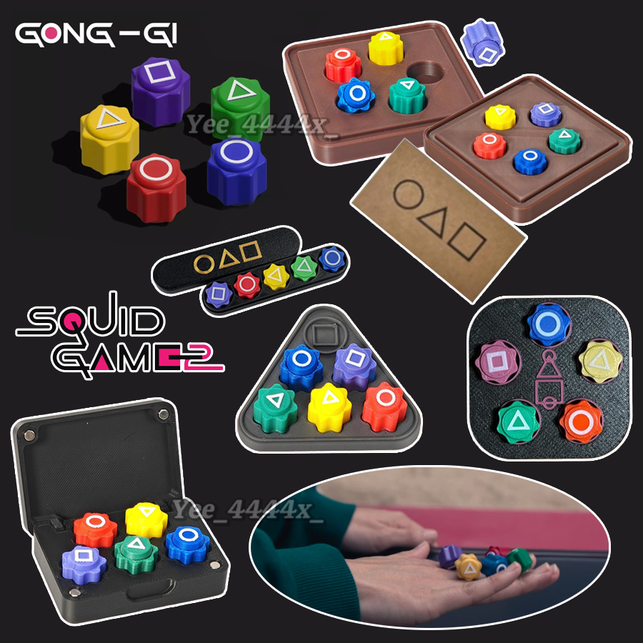 Squid Game 2 Gonggi Korean Jack Stone Game Set Korean Folk Game Gong ...