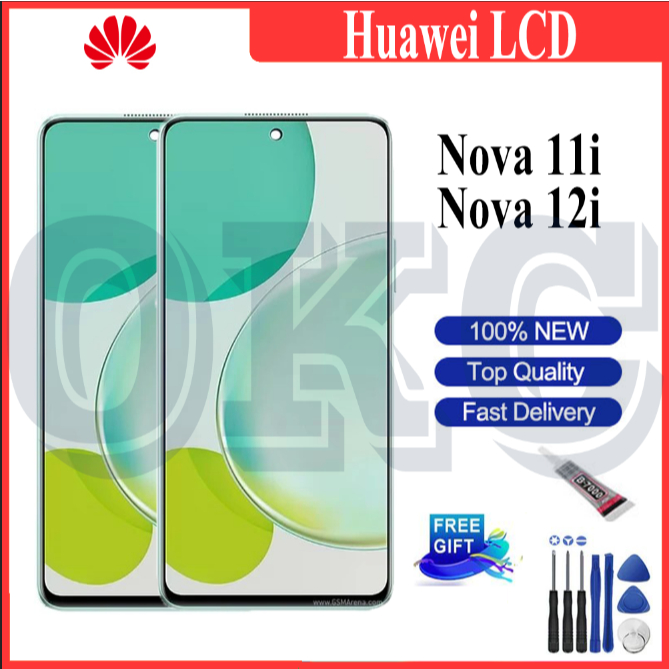 Original For Huawei Nova 11i Nova 12i LCD with Frame Display Touch Screen Digitizer Full Set ...