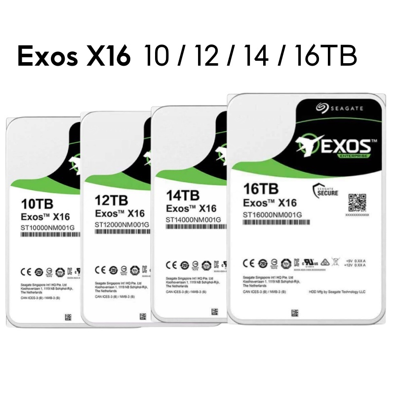 Seagate Exos X16 10TB/12TB/14TB/16TB Helium Galaxy Enterprise Grade ...