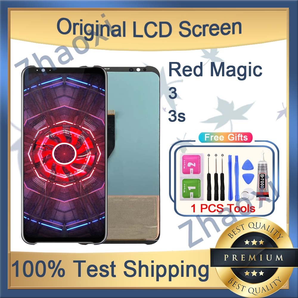 Original AMOLED Red Magic 3 3s LCD Screen With Frame Replacement ...
