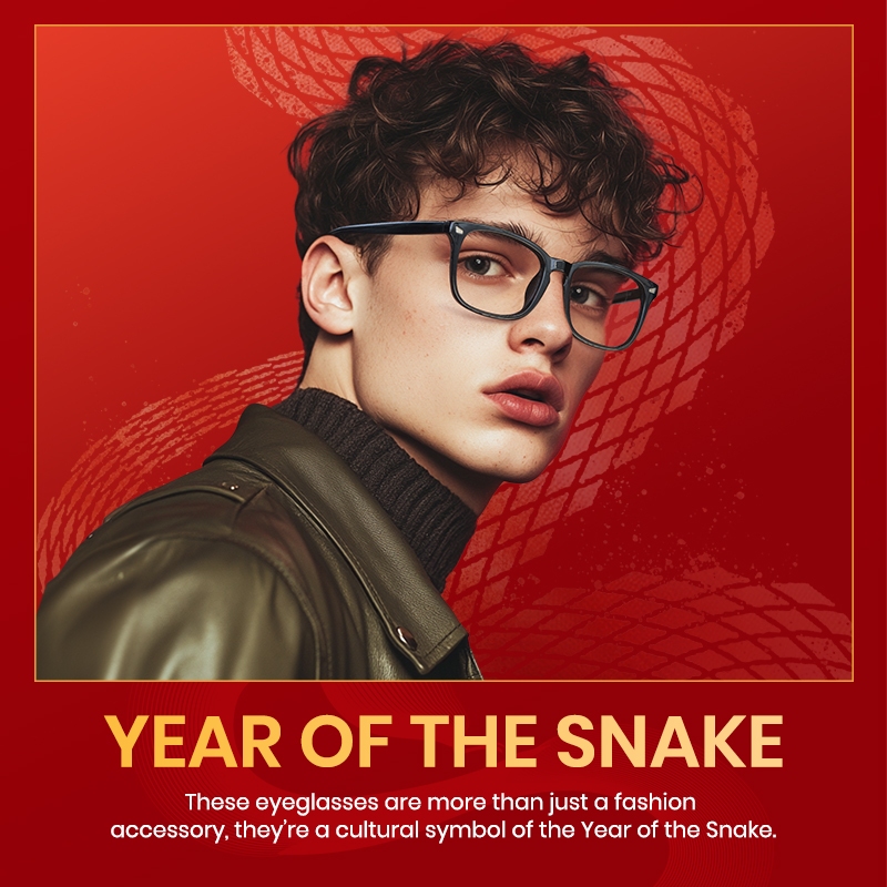 cyxus Snake Zodiac Blue Light Blocking Glasses Snake Customized Fashion ...