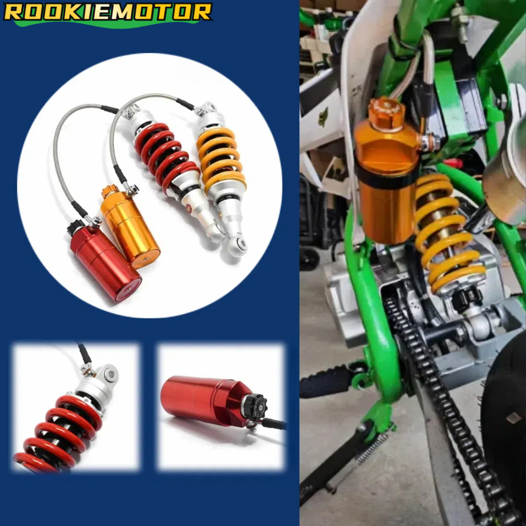 Universal 285MM Motorcycle CNC Rear Shock Absorber Damping Adjustable ...