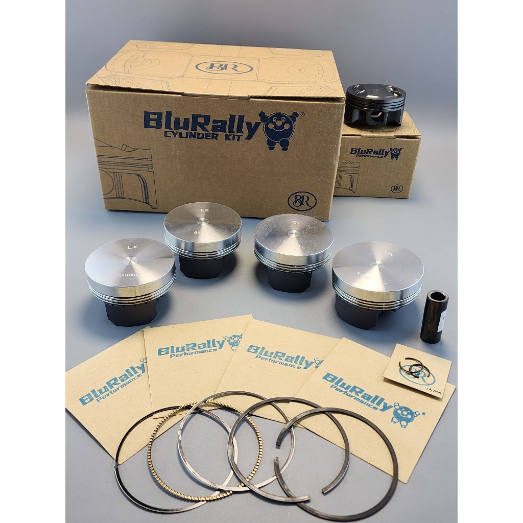 Motorcycle Forged Piston Dia.68/69/70/71mm with DLC pin15mm for Racing ...