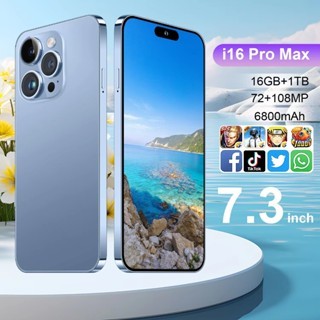 Original 5G smartphone i16 Pro Max 16GB+1TB 6.8-inch Android smartphone ...