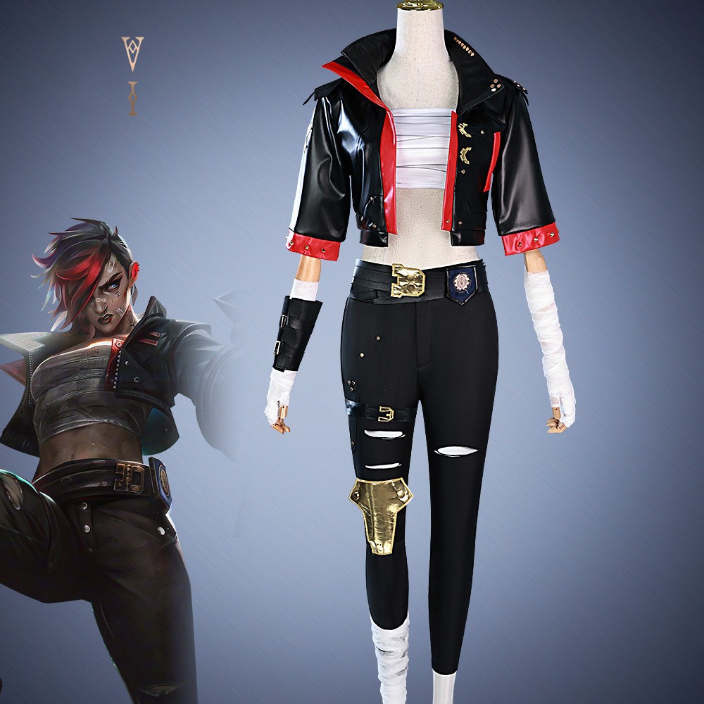 WUDU Arcane Season 2 Black Boxing VI Cos Costume League of Legends ...