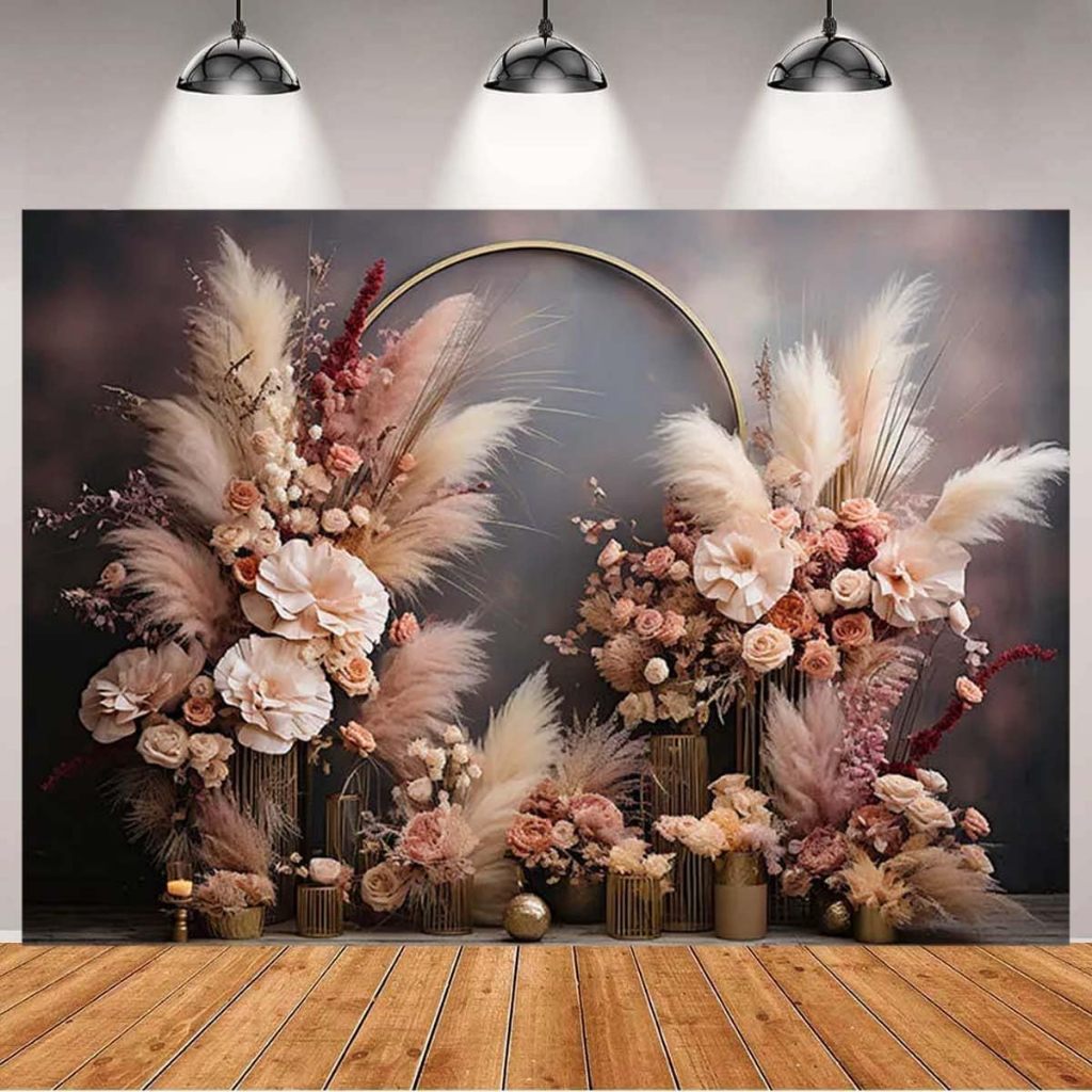 7x5ft Retro Boho Flowers Window Photography Background Bohemian Room ...
