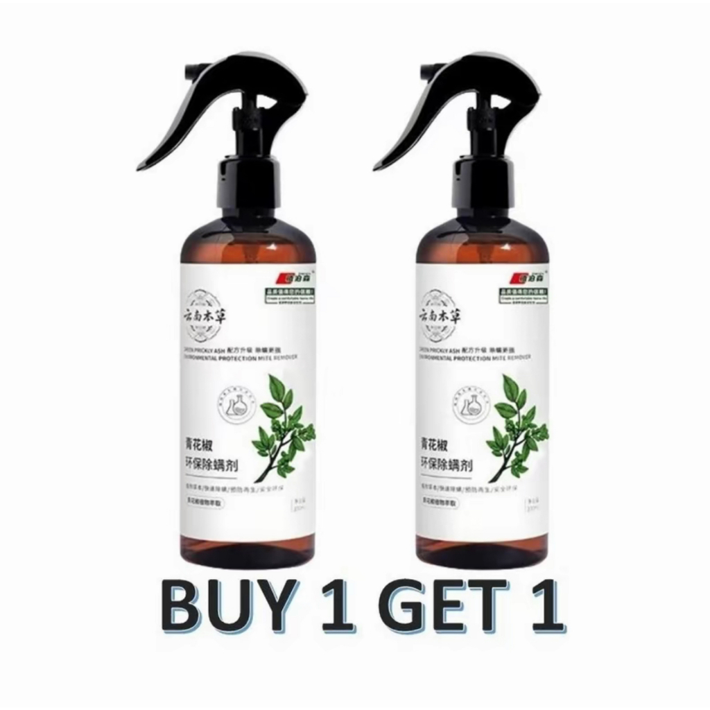 【Beli 1 Percuma1】GREEN PRICKLY ASH Bed Bug & Dust Mite Control Spray ...
