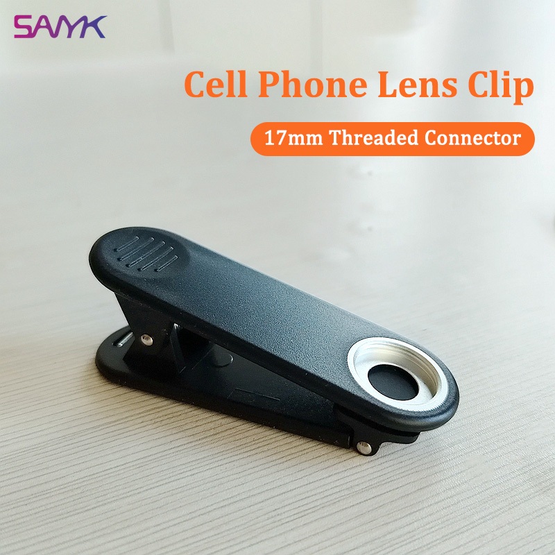 SANYK New Cell Phone Lens Clip 17mm Metal Threaded Interface For ...