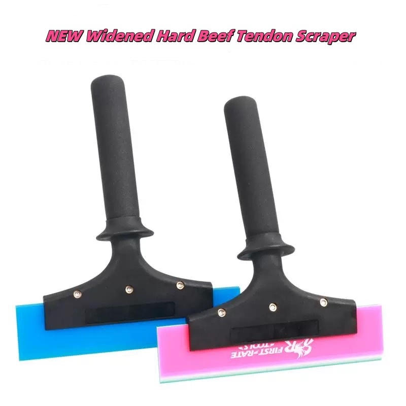 Extra wide 20cm Plasticized Handle Cleaning Squeegees Double Sided Hard Rubber Blade Scraper for ...