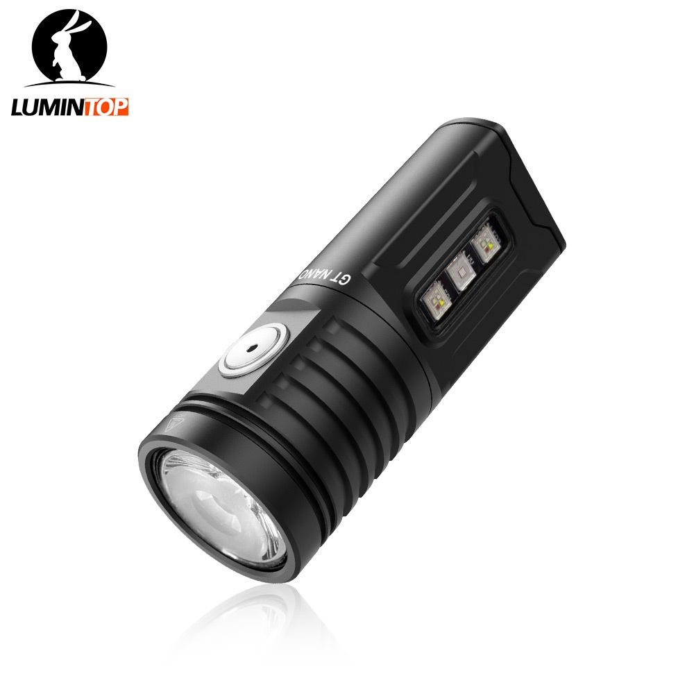 Lumintop GT NANO V5.0 USB TYPE C rechargeable flashlight support 2pcs ...