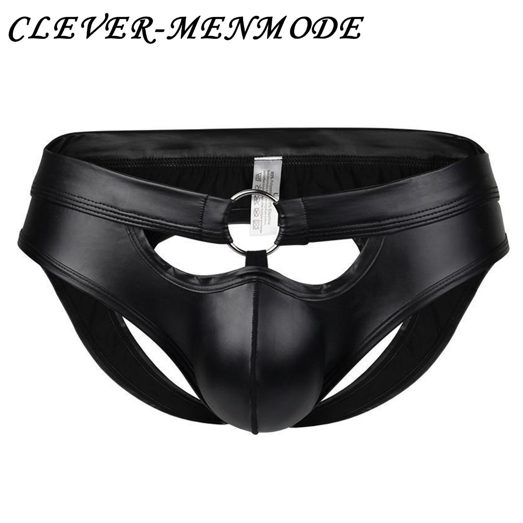 Raya 2025 Mens Underwear Metal Ring Open Underpants Buttocks Hollow ...