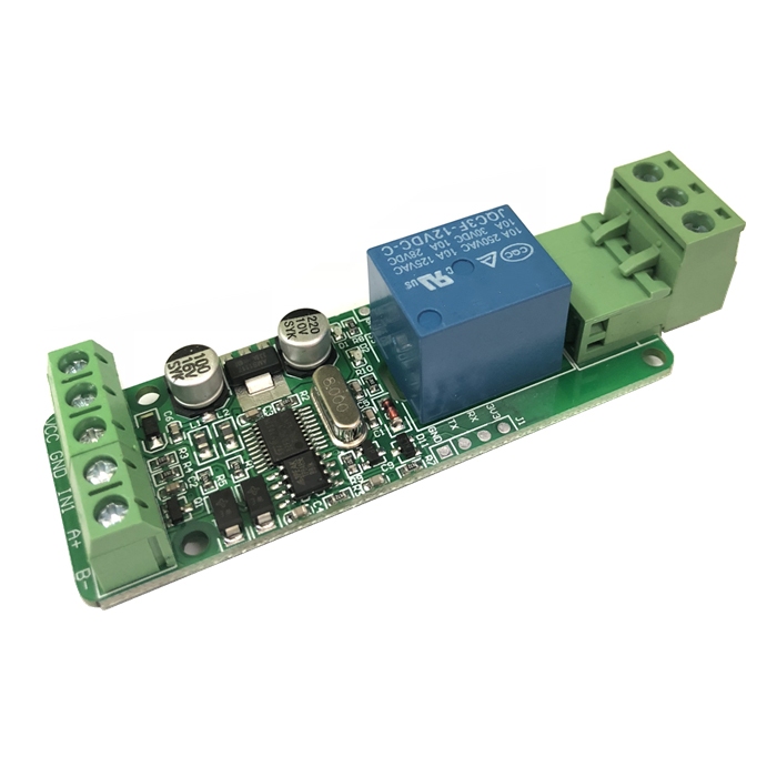 Modbus-Rtu485 Relay Module 1 Channel 12V Switch Volume Input Output ...