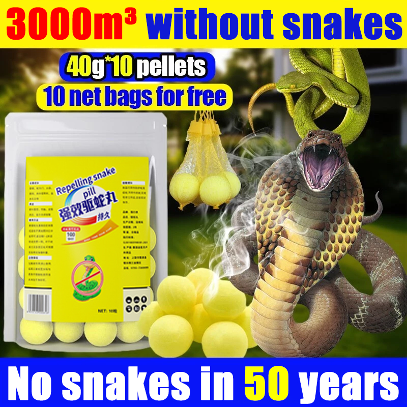 【Ready stock】No Snakes in 50 Years Snake Repellent 10 pellets Long ...