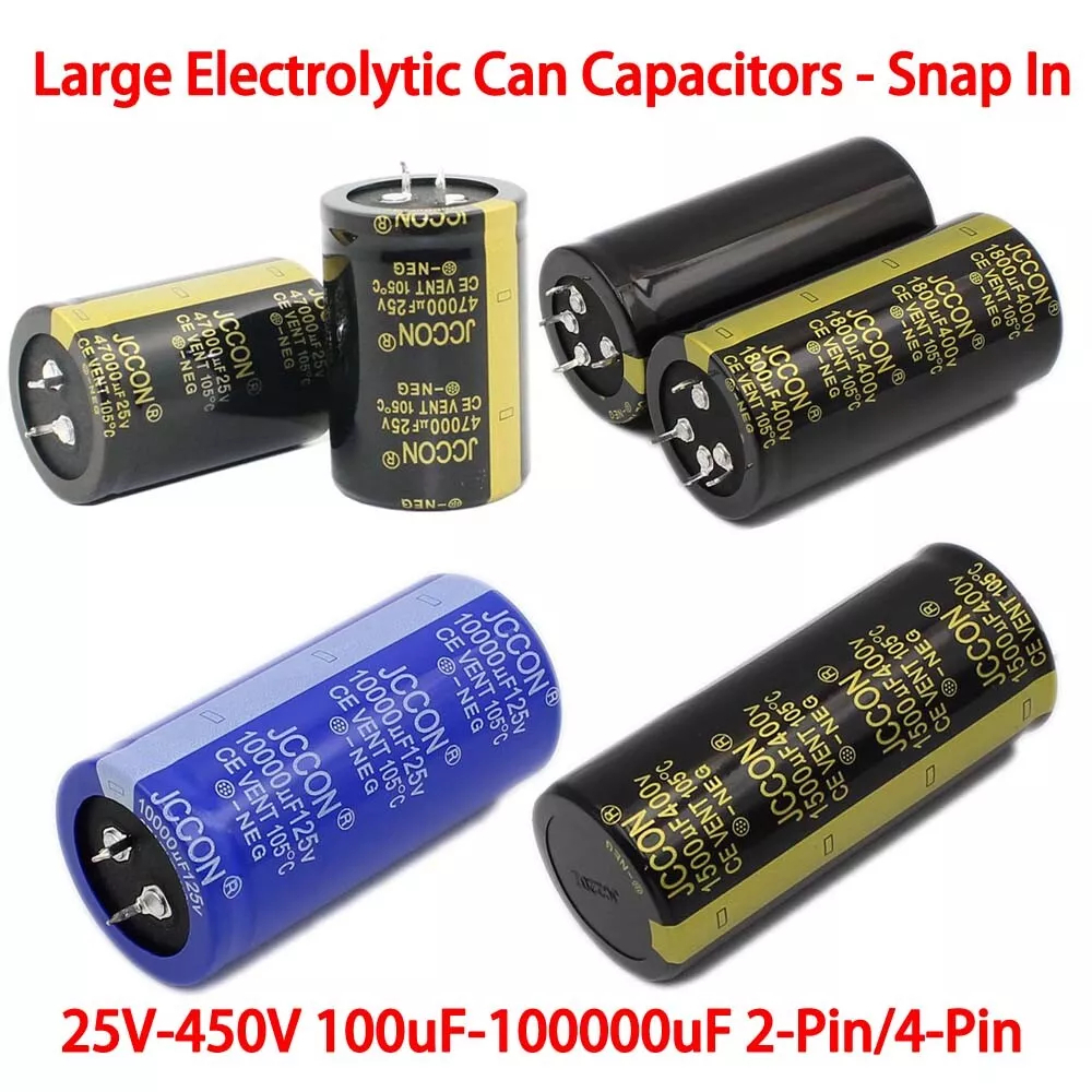 Amplifier audio audio filter capacitor 25V - 63V Snap-in Electrolytic ...