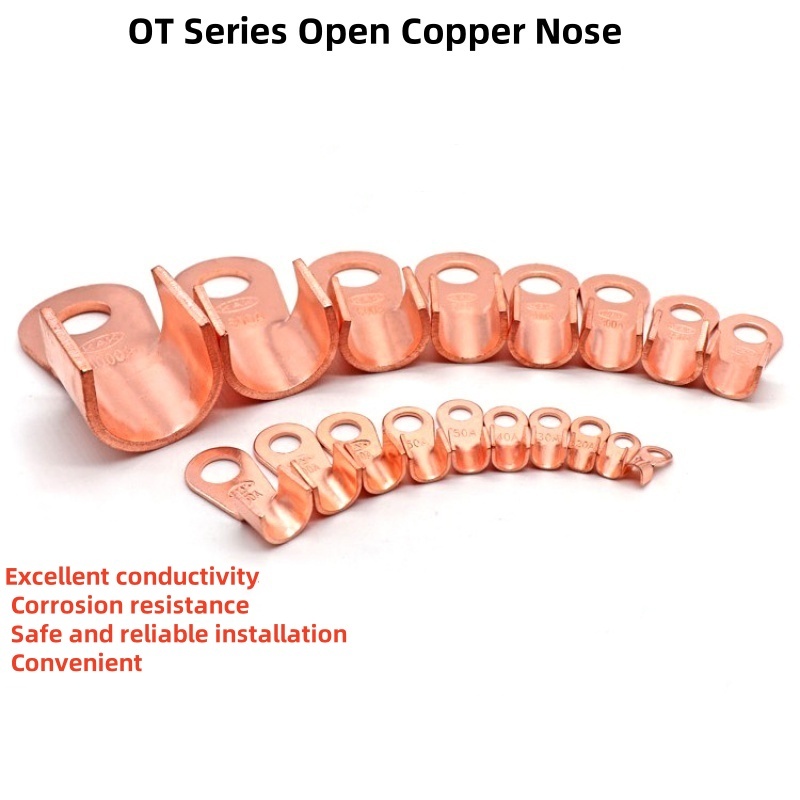 OT3A-1000A Series Open Nose Copper Terminal Wire Nose Open Nose Copper ...