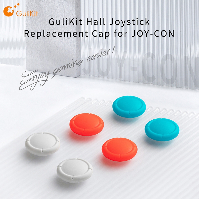 GuliKit Hall Joystick Replacement Cap for JOY-CON 2 / Joy-Con 6 PCS Set ...