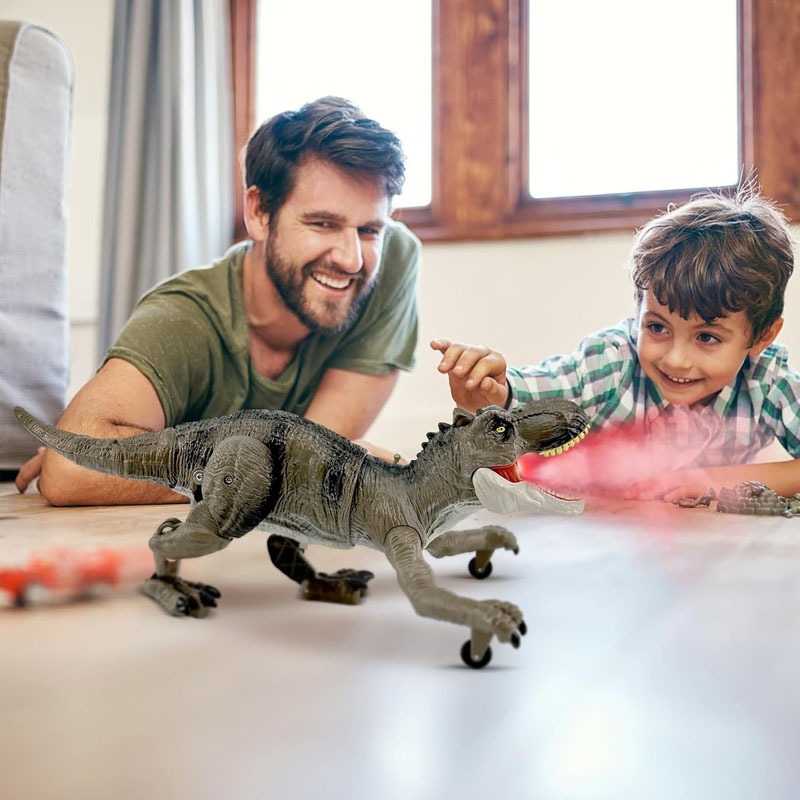 Jurassic World Children Remote Control Velociraptor Tyrannosaurus Rex 2 ...