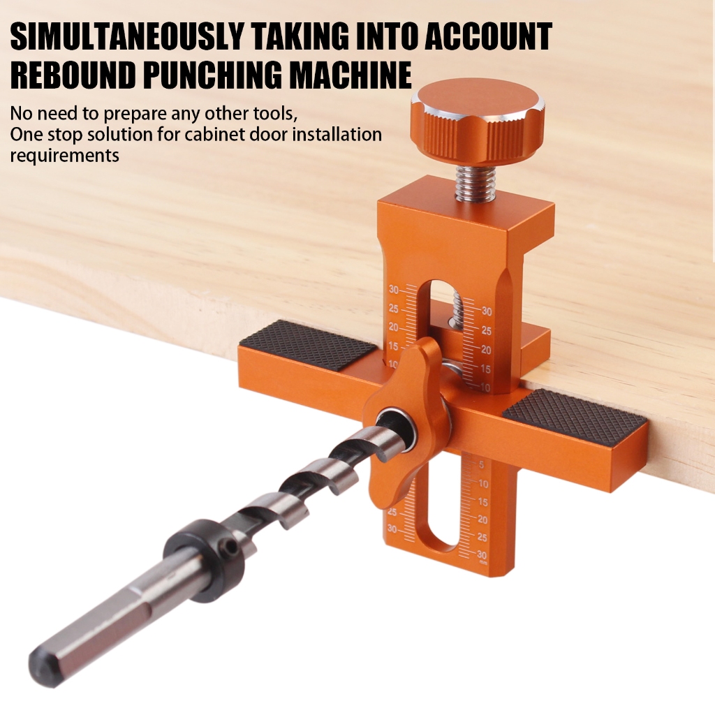 10mm Rebounder Punched Mounting Jig Wardrobe Cabinet Door Panel ...