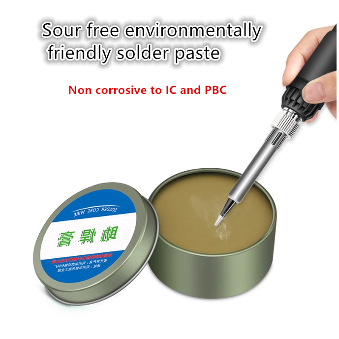 100g Solder Paste Soldering Flux Lead-free No-clean Solder Grease Iron Maintenance Soldering Oil ...