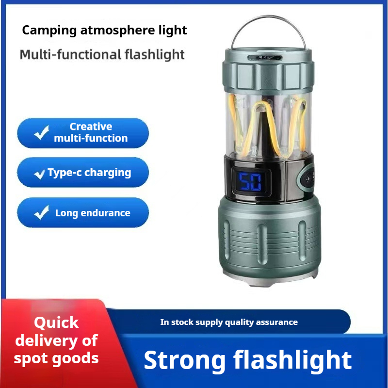 Upgraded outdoor multifunctional COB high-power convenient strong light ...