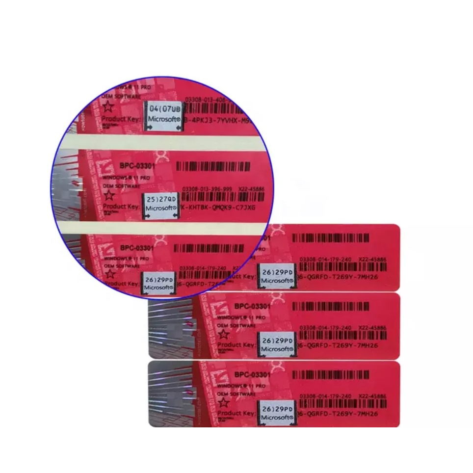 Win11-professional OEM Win10-Household Blue-home-Serial Number sticker ...