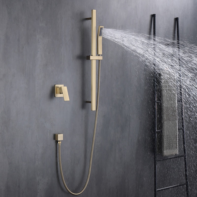 Stainless Steel Slide Bar Shower System with Handheld Shower Set,Shower ...