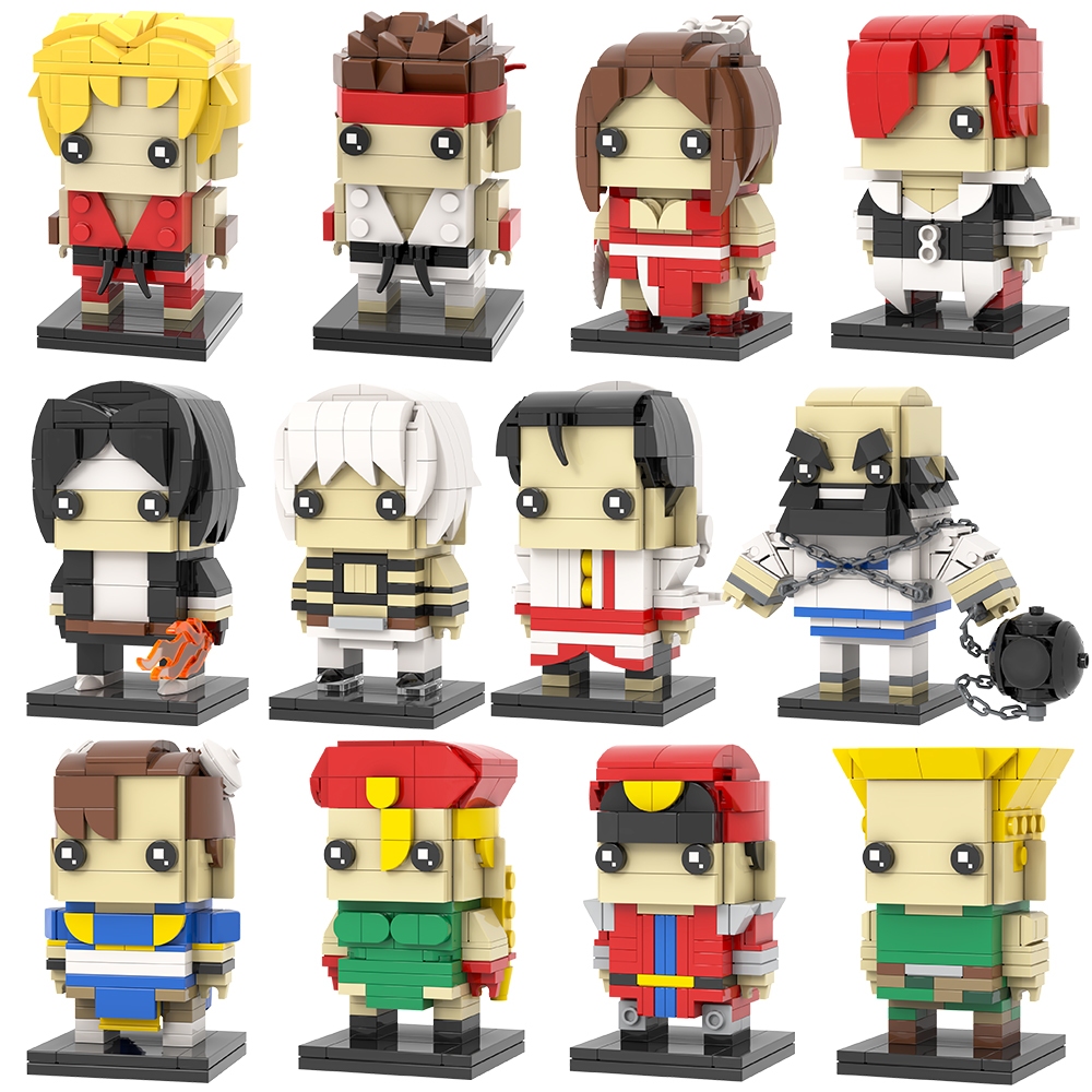 MOOXI The King of Fighters Series Blocks Street Fighter Ryu Ken ...