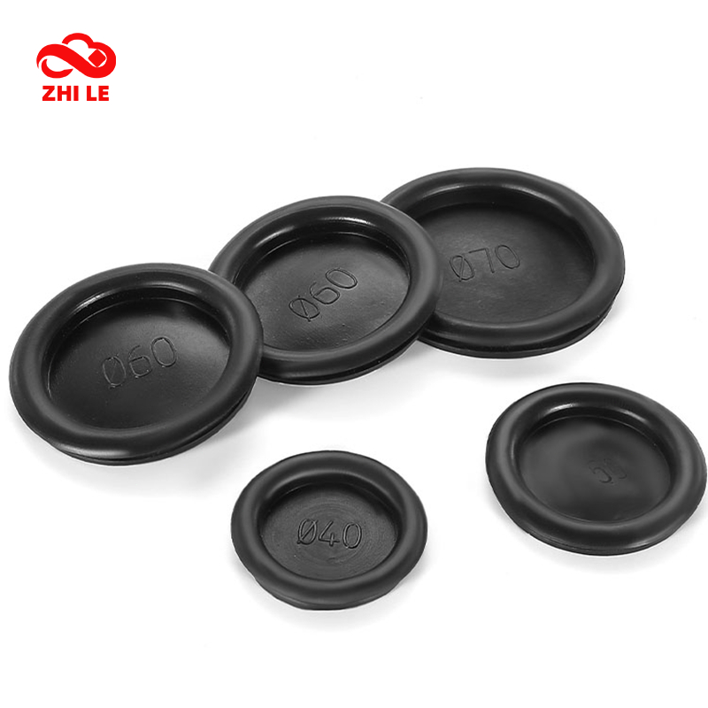 M16-M70 Single-face Rubber Plug Hole Rubber O-ring Rubber Grommet ...