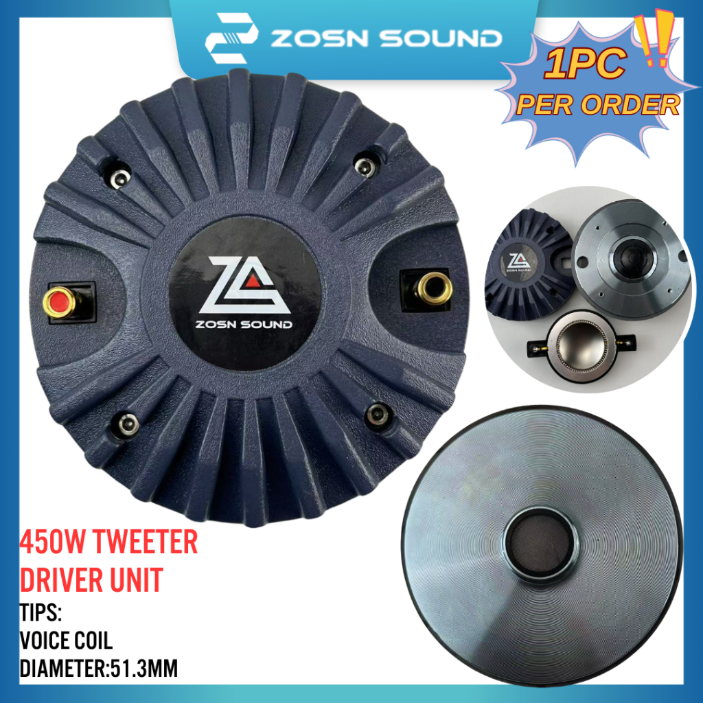 [ZS Audio]450w Tweeter Driver Unit 51.3mm Voice coil Tweeter ...