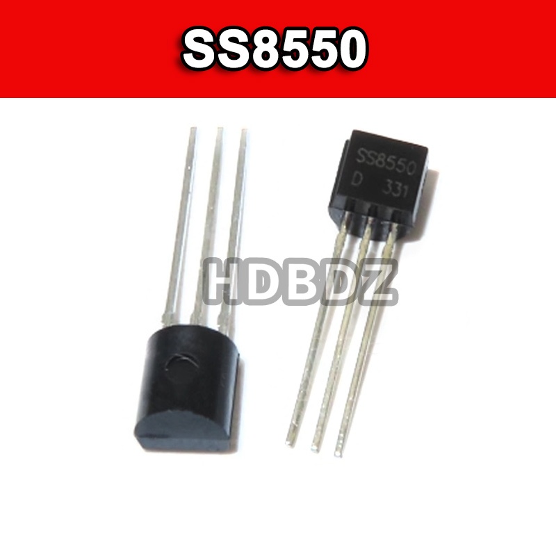 50~100pcs SS8550 TO-92 High Current Triode PNP Transistor-25V 1.5A IC | Shopee Malaysia