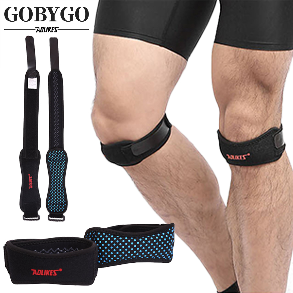 AOLIKES Adjustable Fitness Sports Knee Support Brace Pad Patella ...