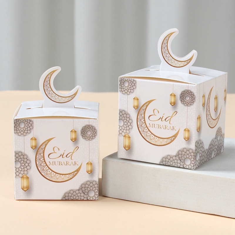 24pcs Raya Decoration Multicolor Eid Mubarak Candy Box Mini Cute Gift ...