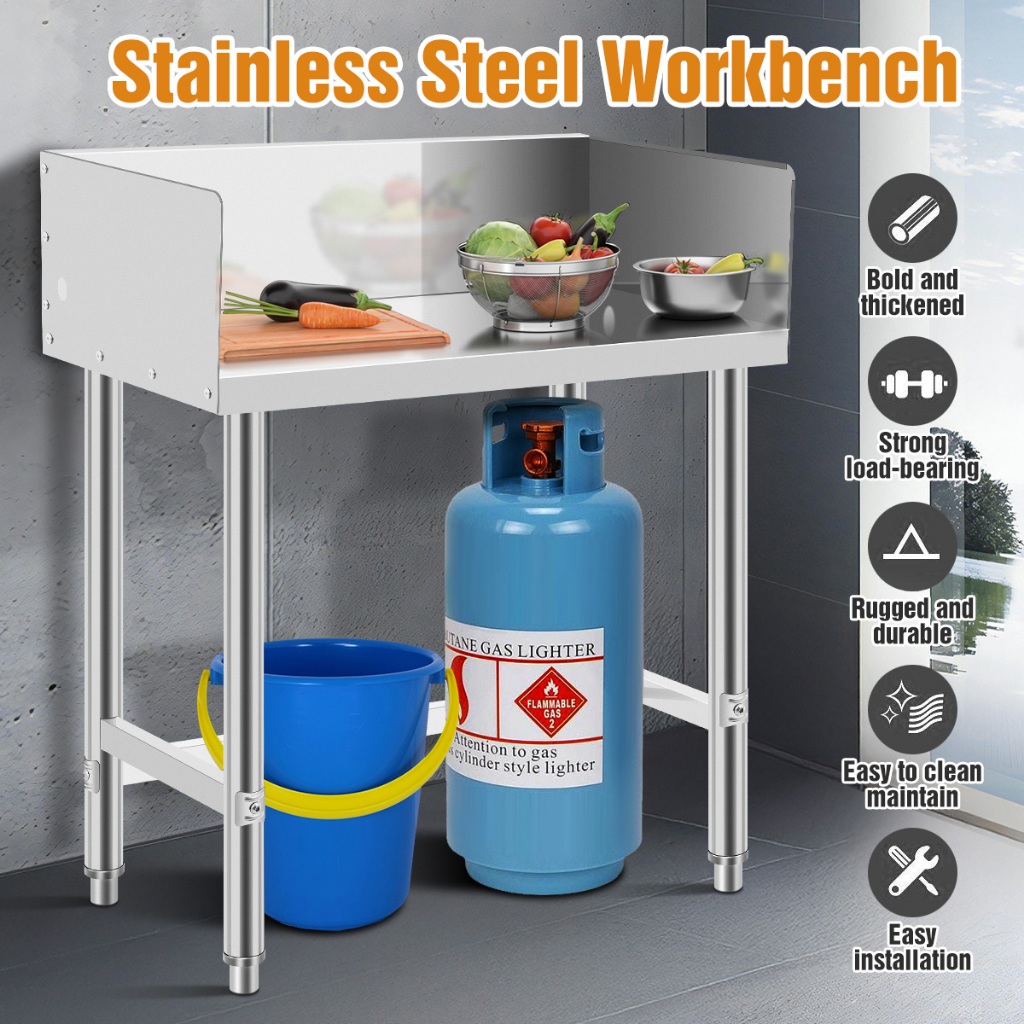 【Ready Stock】304 Stainless Steel Cooking Table Gas Stove Rack Kitchen ...