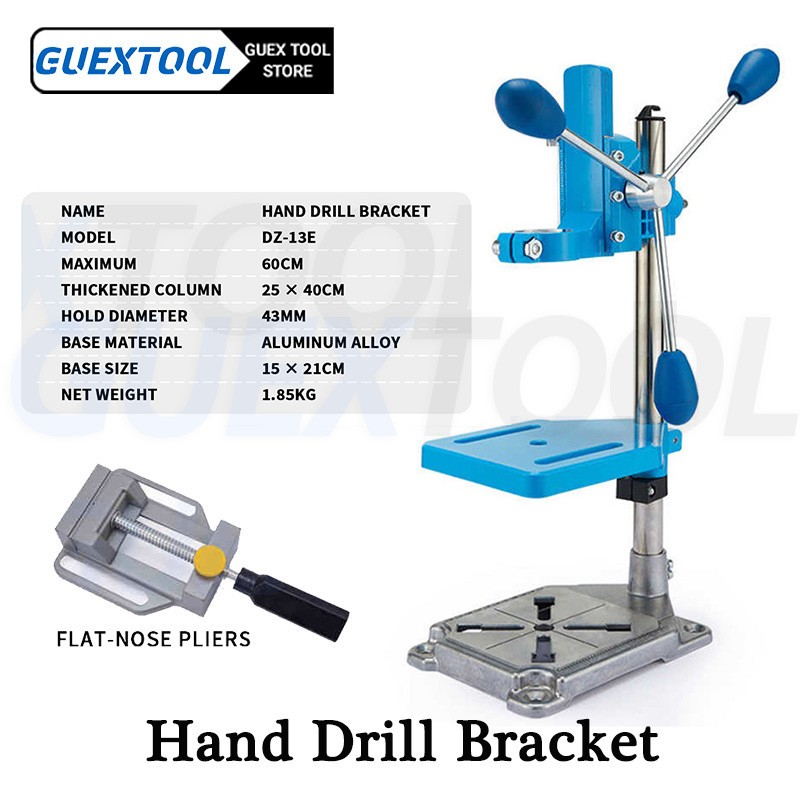 Hand Drill Bracket Hole Punching Machine Workbench Micro Aluminum Alloy ...