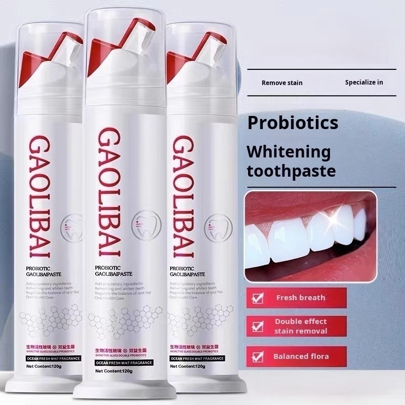 GAOLIBAI Probiotic Whitening Toothpaste Removes Plaque And Stains ...