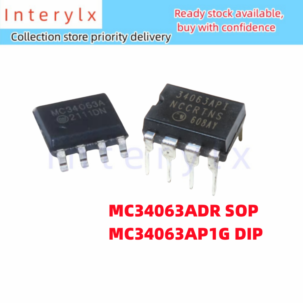 5pcs/lot Brand New MC34063 MC34063A MC34063ADR2G 34063A Patch SOP-8 MC34063AP MC34063AP1G ...