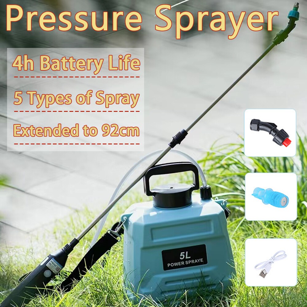 5L/8L/ Knapsack Battery Sprayer Pump Pam Racun Bateri tong racun rumput ...