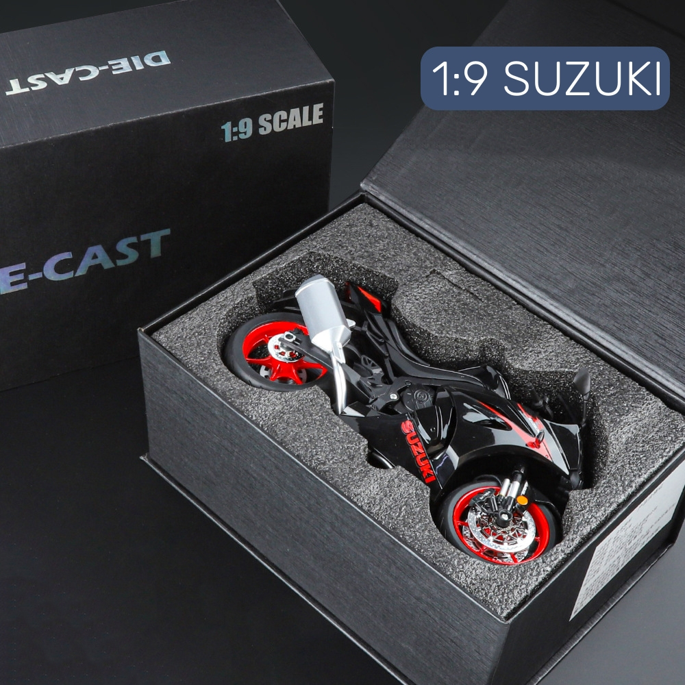 1:9 Suzuki Hayabusa 2022 GSX-1000R Alloy Scale Motorcycle Model Diecast ...