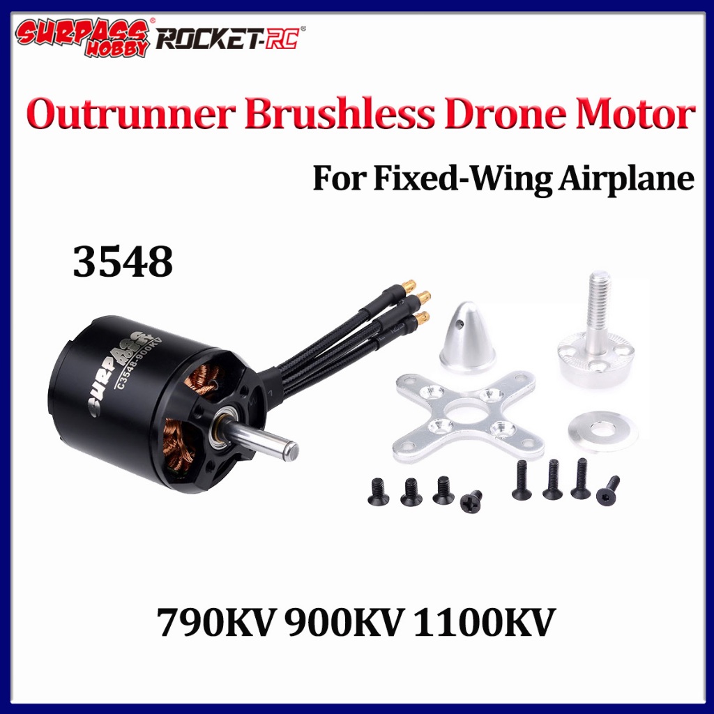 Surpass Hobby 3548 790KV 900KV 1100KV 14 Pole Brushless Motor For Fixed ...